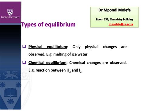 1st Equilibrium Lecture Slides Chem 102 Studocu