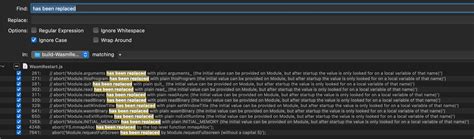 Webassembly App Restart Gives Runtimeerror Abortmodulearguments