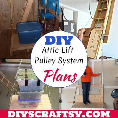 11 Diy Attic Lift Pulley System Plans For Garage Diyscraftsy