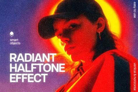 Blurred Halftone Text Effect