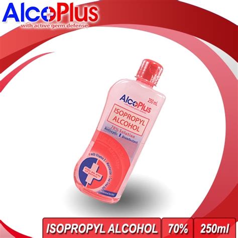 Alcoplus Red 70 Isopropyl Alcohol 250ml 1 Bottle Shopee Philippines