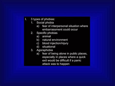 Phobia Powerpoint Ppt