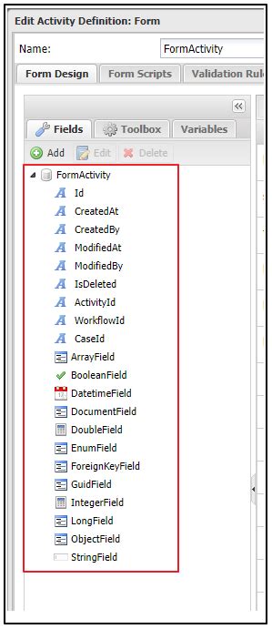 Form Activity Casewhere Docs