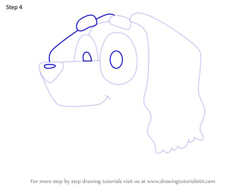 How To Draw Snickers Mum From Bluey Bluey Step By Step