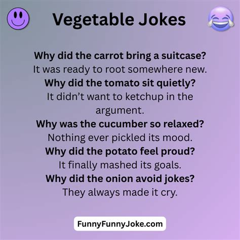 Vegetable Puns And Jokes To Lettuce Make You Laugh