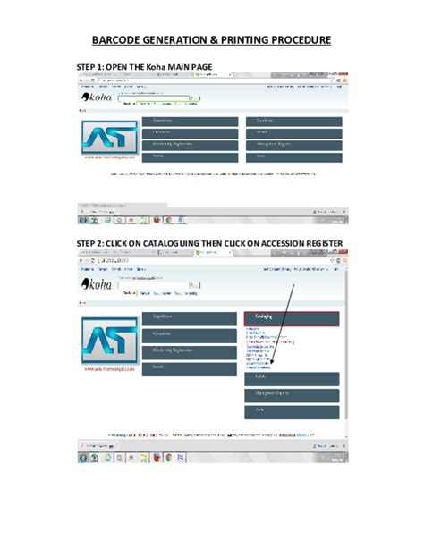 Pdf Barcode Generation And Printing Procedure Through Koha Os Lms