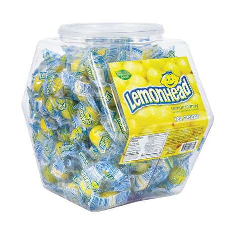 Lemonheads Candy Bulk Pack 180 Pieces Individually