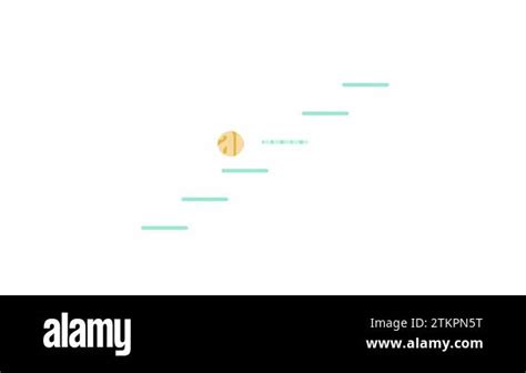 Animated Climbing Ladder Preloader Bouncing Ball Waiting Process 4k