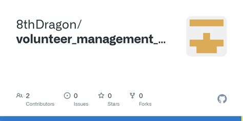Github 8thdragonvolunteermanagementsystem