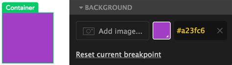 background fill froont documentation responsive web design tool