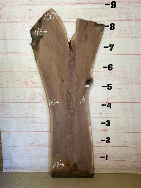 Live Edge Walnut Sku23677 52 Etsy