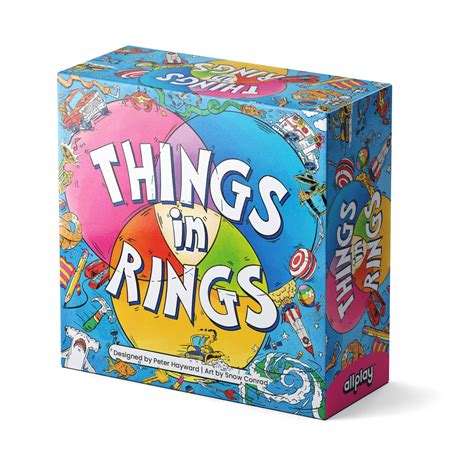 Allplay Things In Rings Kef16 Board Game Thinky Quick Playing Party