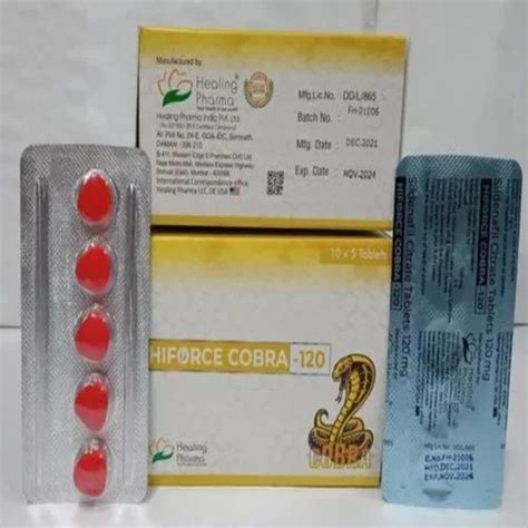 Hiforce Cobra 120 Tablets At ₹ 300stripe In Nagpur Id 26673427612