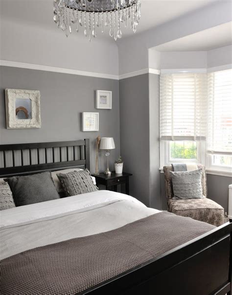 Gray Themed Bedroom House Interior Design Ideas