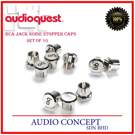 Audioquest Rca Jack Noise Stopper Caps Set Of 10 Audio Concept