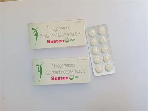 Progesterone Sustained Release Tablets Packaging Size 1x10 Dose 200