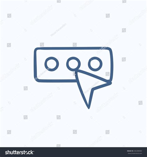 Password Sketch Vector Sketch Icon Isolated Stock Vector Royalty Free