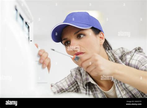 Girl In Robotics Class Research Electronic Device Stock Photo Alamy
