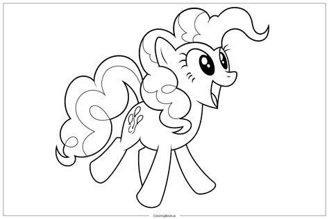 Pinkie Pie Jumping For Joy Coloring Page Free Pdfandpng Printable