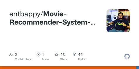 Github Entbappymovie Recommender System Using Machine Learning