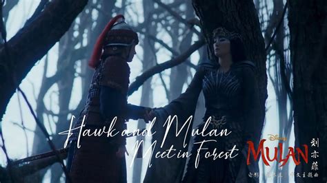🌺⚔ Mulan 2020 Movie Deleted Scene Hawk And Mulan Meet In Forest