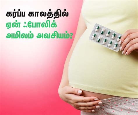 கர்ப்பத்தின் போது ஃபோலிக் அமிலம் Folic Acid During Pregnancy In Tamil
