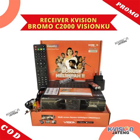Receiver Kvision Bromo C2000 Visionku Khusus Parabola Mini Ku Band