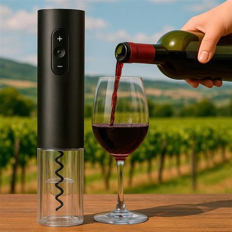 Abridor De Vinho Elétrico Kit Luxo Para Adegas Carrefour