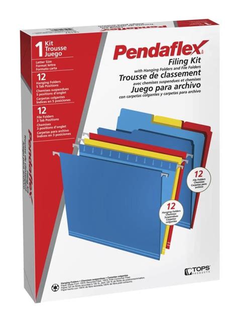 Pendaflex File Folder Filing Kit 24 Count M