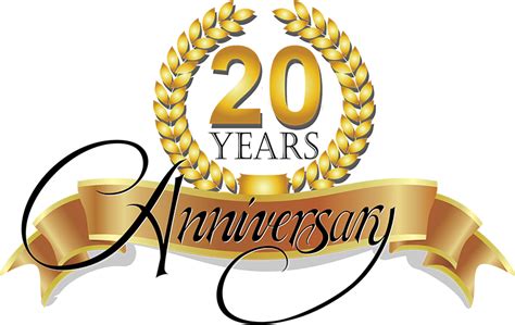 Celebrate Our 20th Anniversary Milestone Celebration Logo 3359707