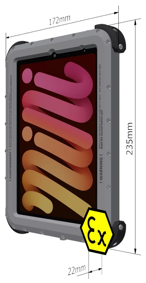 Explosion Proof Ipad Mini 7 Ex Zone 1 Atexxo