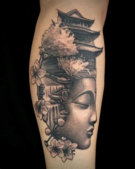 Pin By Csilla Szedlák On Hát Tetoválás Temple Tattoo Japanese Temple