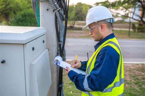 Premium Photo Telecommunication Engineers Work At Cell Towers For 5g