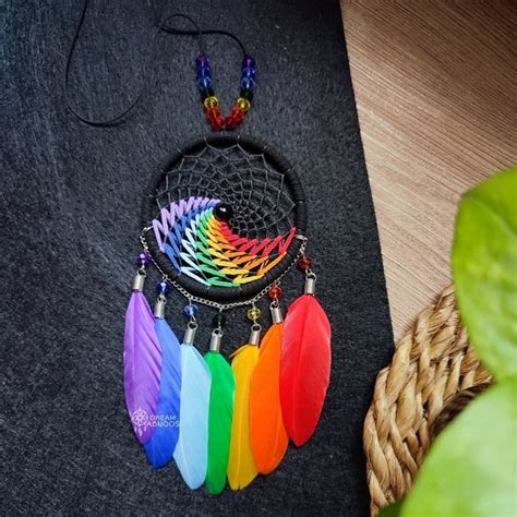 خرید و قیمت آویز آینه ماشین طرح رنگین کمان از غرفه دریم کچر آبنوس