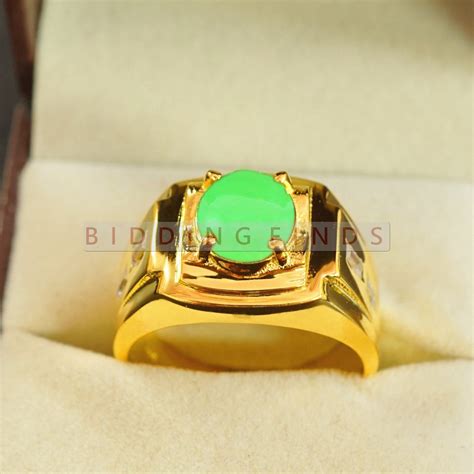 Mens Real Jade Rings At Christopher Foss Blog