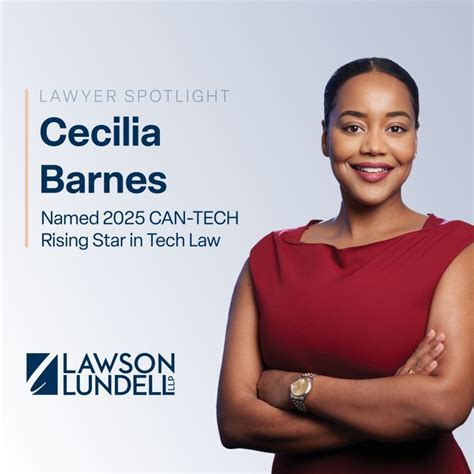 We Are Proud To Congratulate Cecilia Barnes On Being Named The Winner