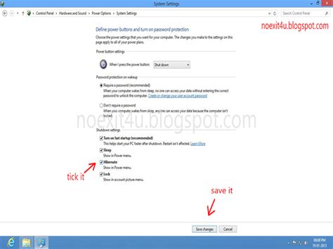 HOW TO ENABLE HIBERNATE OPTION IN WINDOWS PRO Noexit U Com