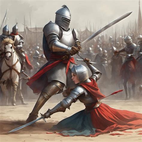 Defeated By Knight In Battle By Aiartistimage On Deviantart