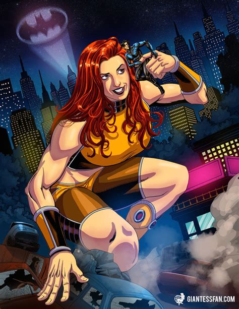 Giganta Comes To Gotham Dc Comics Girls Superhero Comics Art Comics