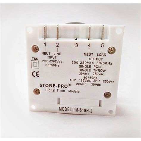 Stone Pro Tm 619h 2 Digital Programmable Electronic Timer Switch Buy Online At Low Price In