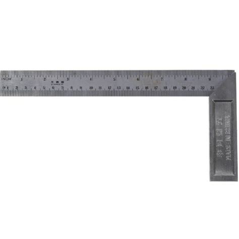 Steel Carpenter Square Scale Ruler Tool Try Square Pembaris Besi L