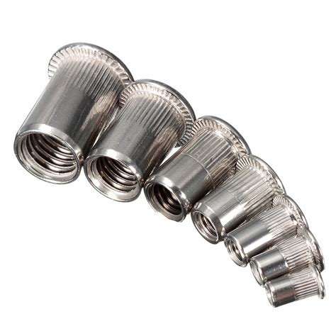 1pcs Slilver Threaded Steel Rivnuts Blindnuts Nutserts Nuts Insert