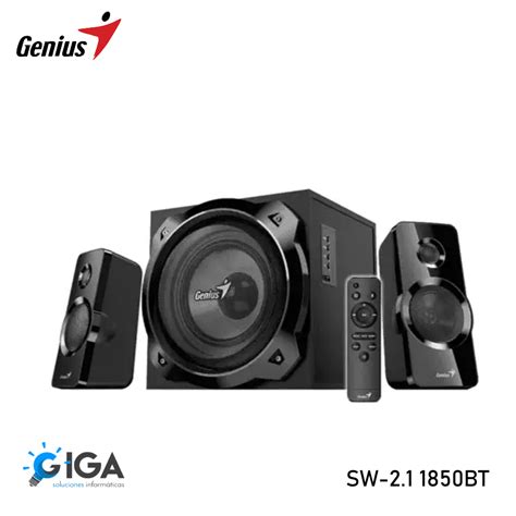 Parlantes Genius Sw 21 1850bt Subwoofer Bluetooth 50w Giga