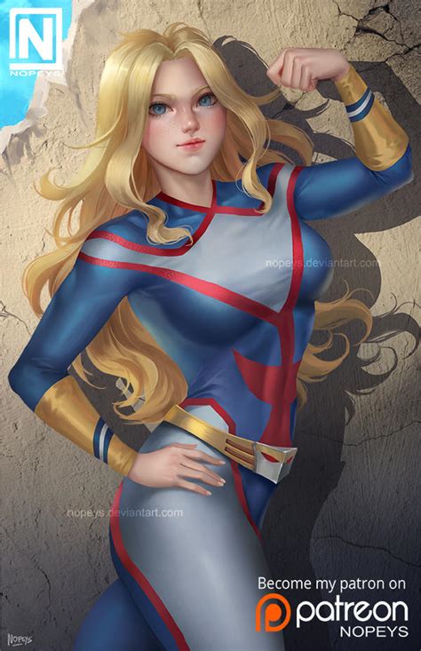 All Might Female By Nopeys On Deviantart