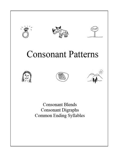 Consonant Patterns All Pdf Rhyme Phonics