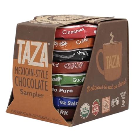 Taza Chocolate Organic Mexicano Disc Stone Ground Variety Pack 135oz