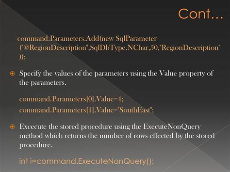 Adonet And Stored Procedures Ppt Download