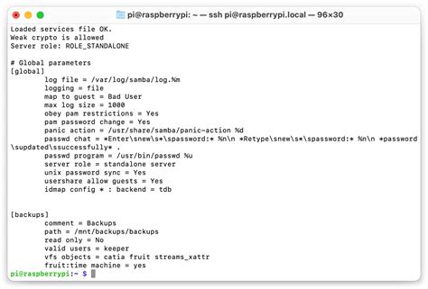 using raspberry pi for time machine backups — oleg ovechkin