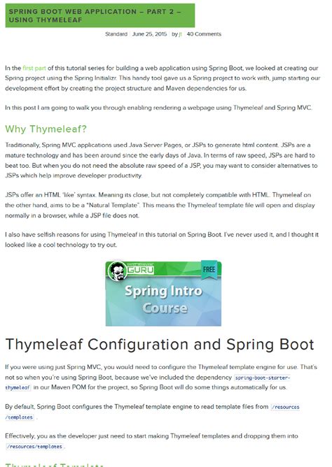Spring Boot Web Application Docsity