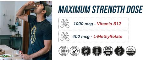 Bioactive Vitamin B12 1000 Mcg Contains 3 Bioactive B12